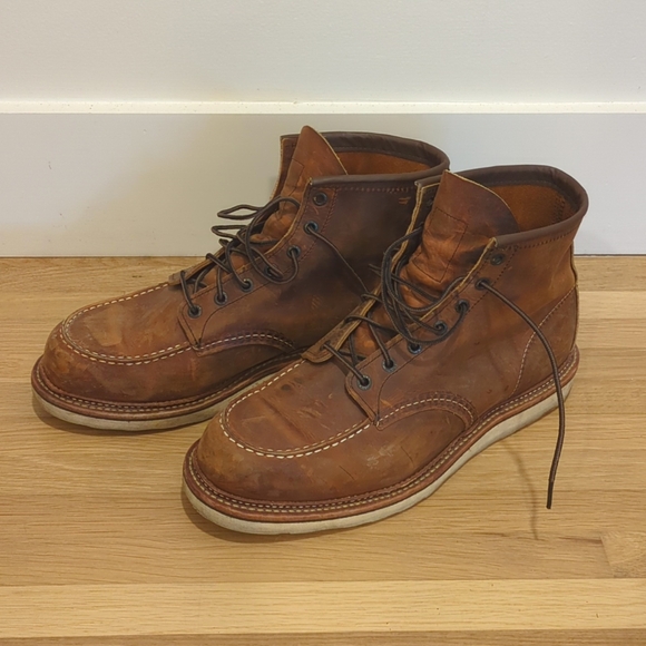 Red Wing Shoes | Shoes | Red Wing Classic Moc In Copper Size 15 | Poshmark